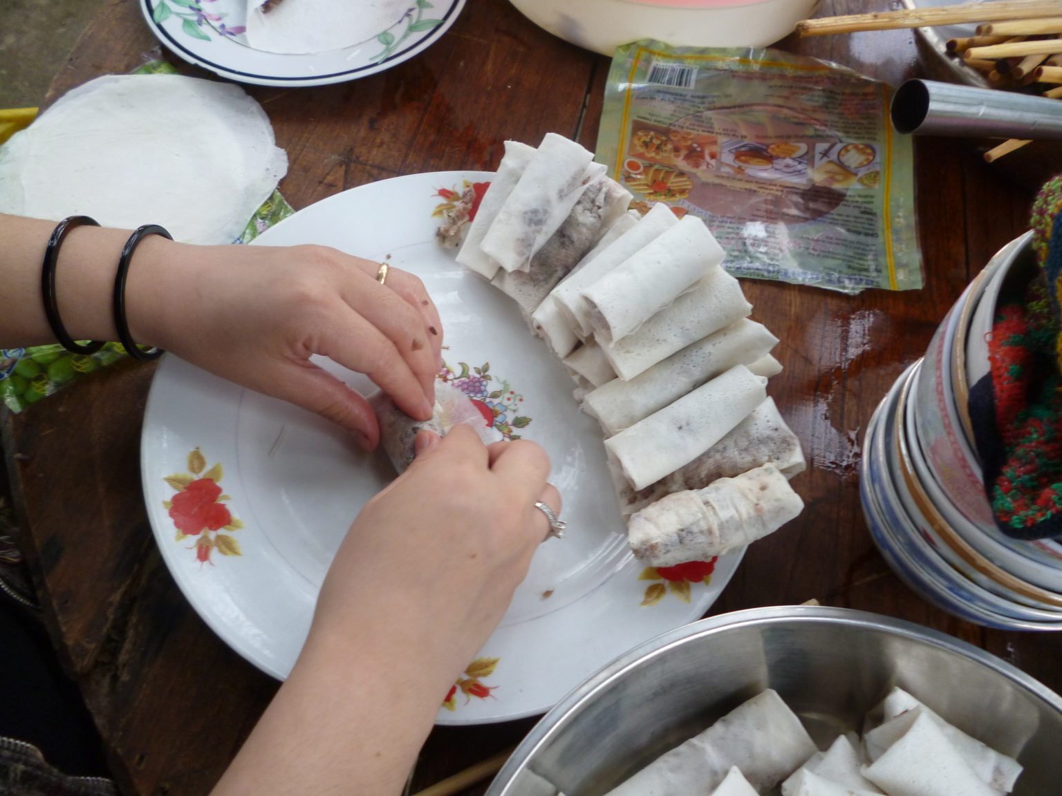 Recette nems porc / poulet – Comment préparer des nems vietnamiens ...